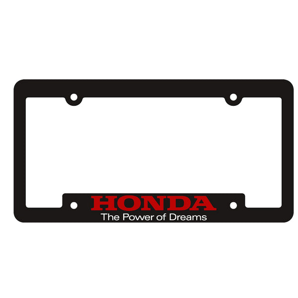 Honda Racing The Power of Dreams License Plate Frame – J & A Auto ...